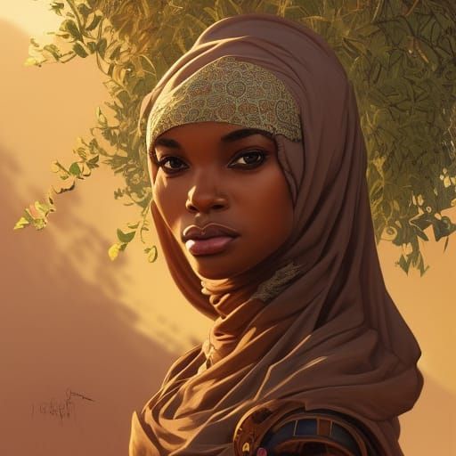 Somali Princess - AI Generated Artwork - NightCafe Creator