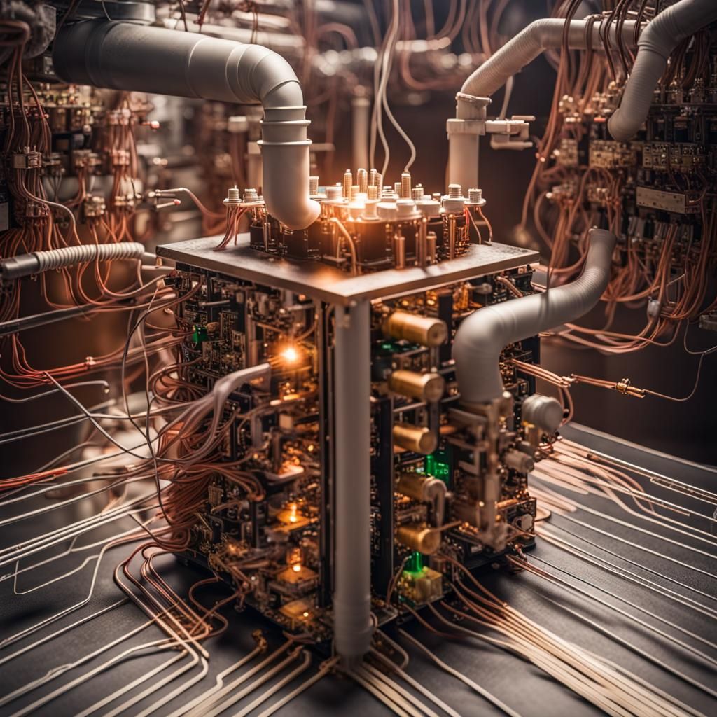 Steampunk CPU - AI Generated Artwork - NightCafe Creator
