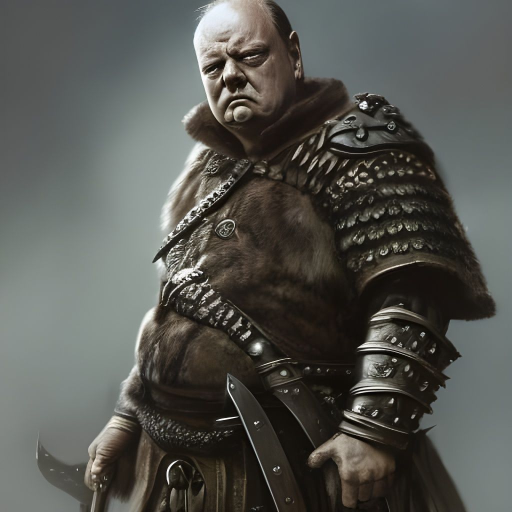 Winston Churchill. D&D - AI Generated Artwork - NightCafe Creator