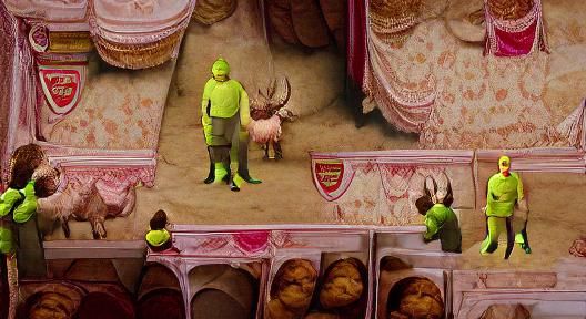 Shrek directed by Wes Anderson - AI Generated Artwork - NightCafe Creator