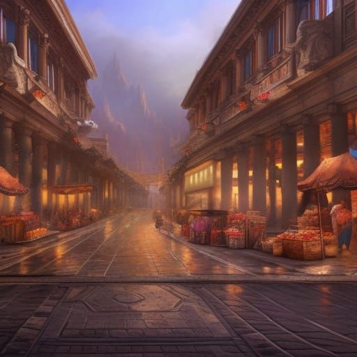 Night Walk - AI Generated Artwork - NightCafe Creator