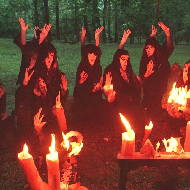 Satanic ritual - AI Generated Artwork - NightCafe Creator