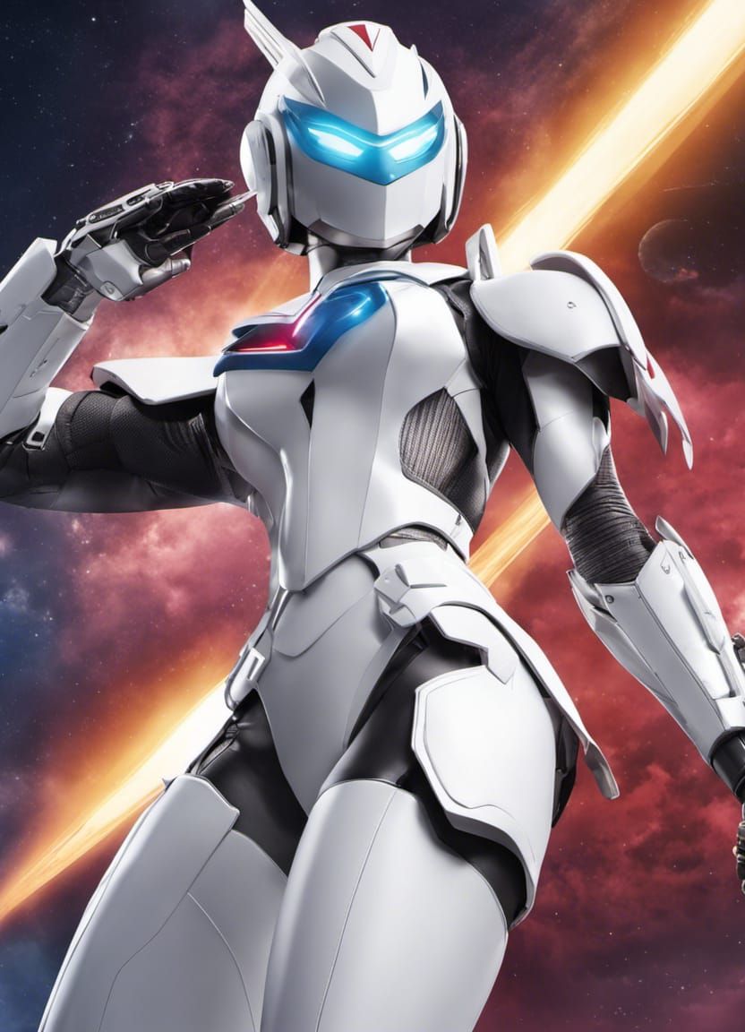 White 🤍 Ranger - AI Generated Artwork - NightCafe Creator