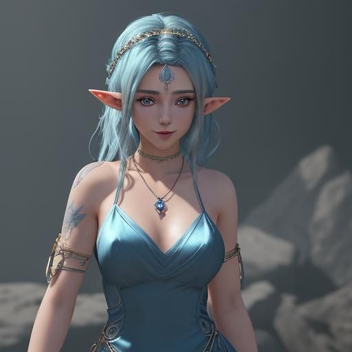 Elf Sorceress (Sorceress Exploration) - AI Generated Artwork - NightCafe Creator