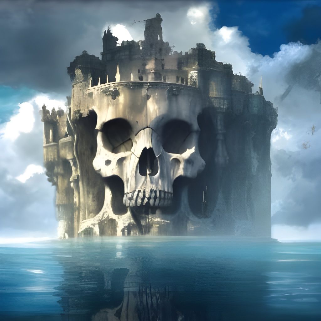 CASTLE GREYSKULL / F4 - AI Generated Artwork - NightCafe Creator