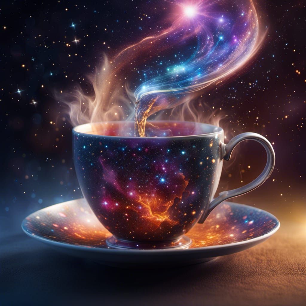 Magical Cup of Tea - AI Generated Artwork - NightCafe Creator