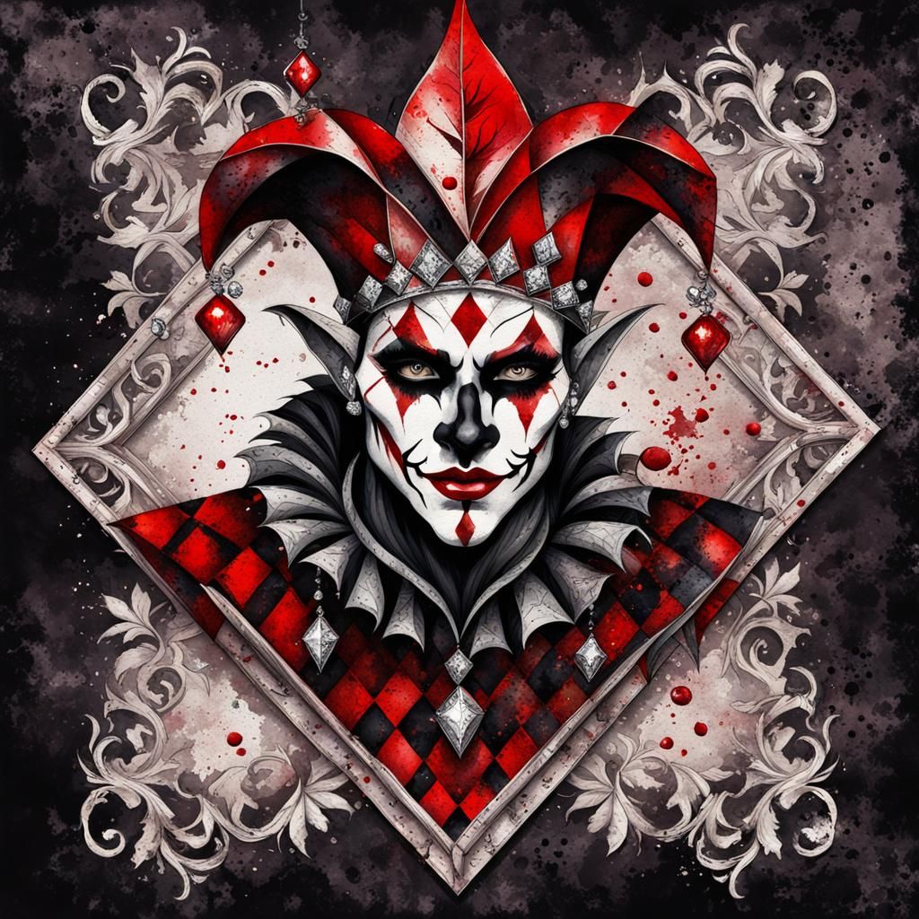 Diamond Jester - AI Generated Artwork - NightCafe Creator