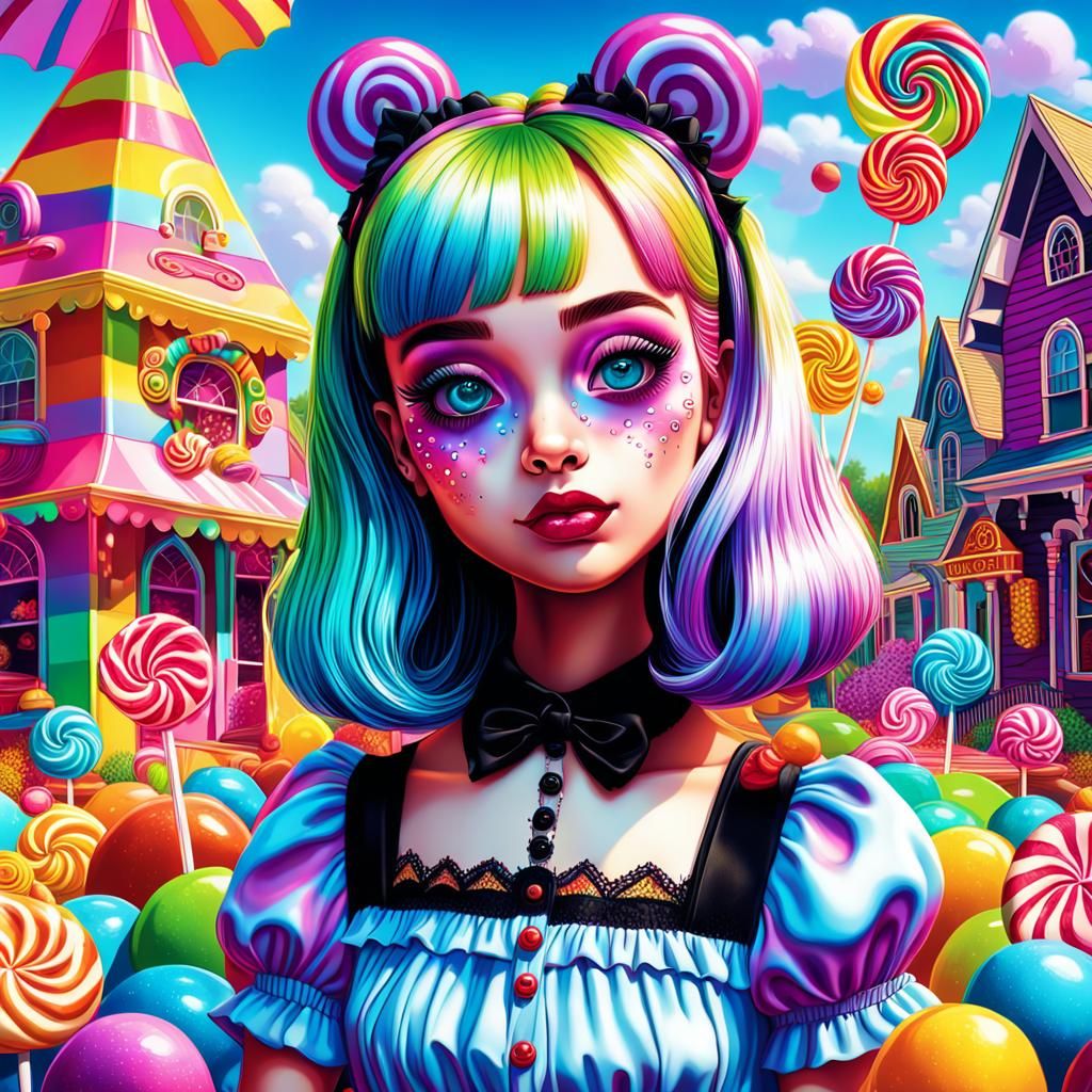 Southern Gothic Lisa Frank pt 2 - AI Generated Artwork - NightCafe Creator