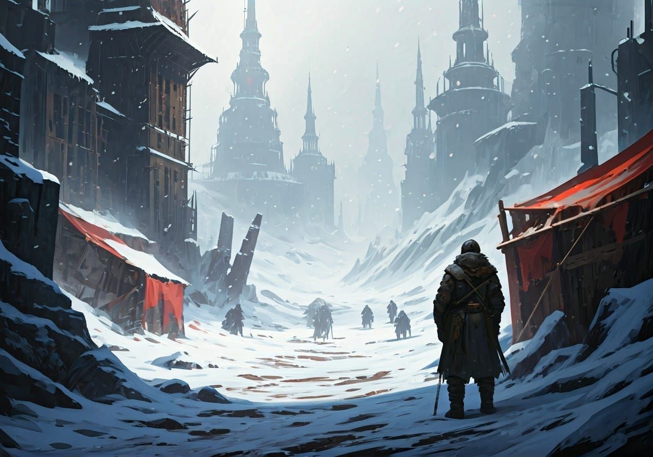 A Kingdom of Ash and Snow - Surreal Post-Apocalyptic Kingdom...