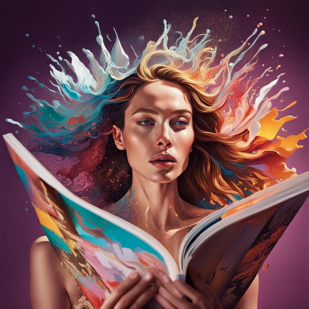 Art magazine - AI Generated Artwork - NightCafe Creator