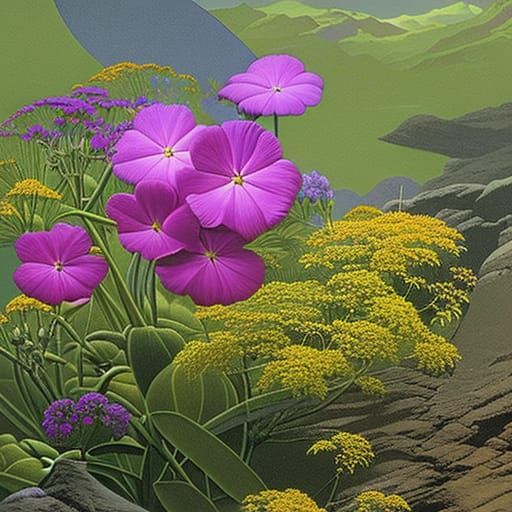 Phlox - AI Generated Artwork - NightCafe Creator