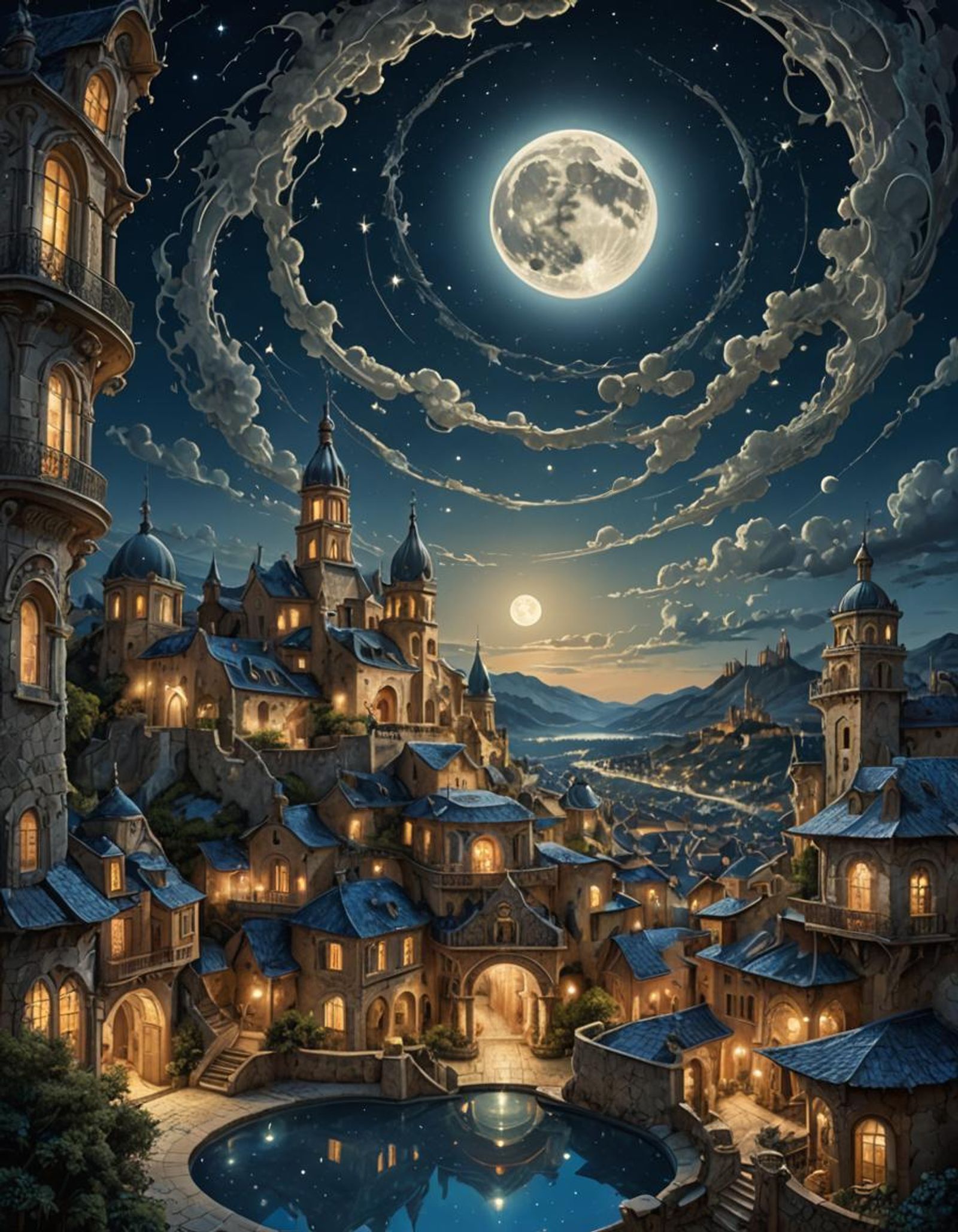 Moon Loom - AI Generated Artwork - NightCafe Creator