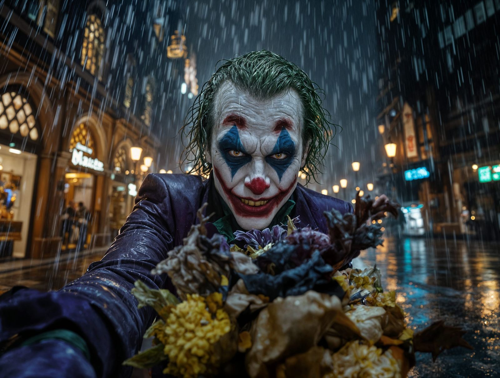 THE JOKER - FLOWERS IN THE RAIN - THE JOKER - FLOWERS IN THE...