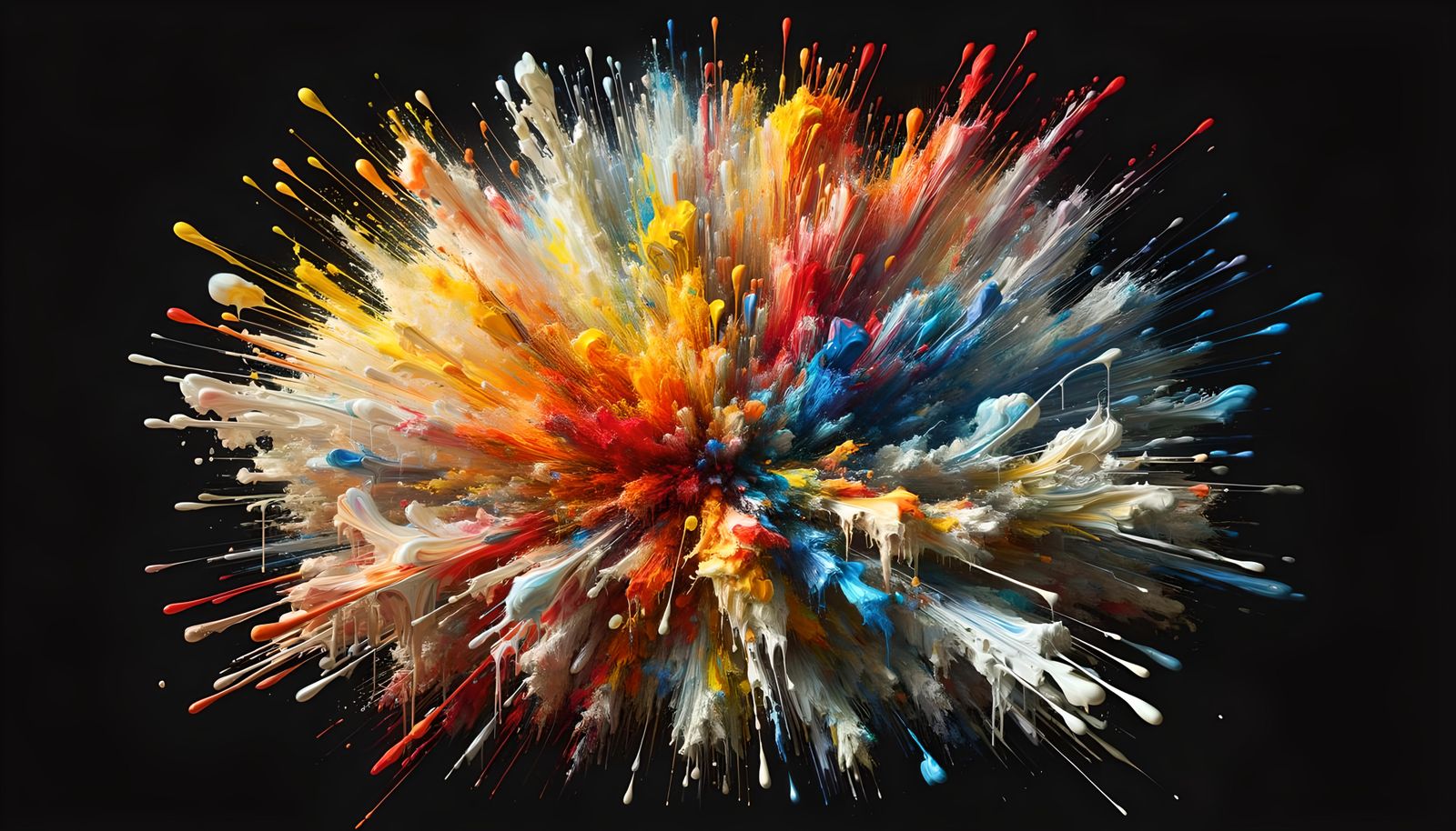 Explosion of colours - AI Generated Artwork - NightCafe Creator