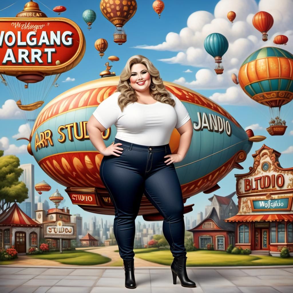 Blimp festival - AI Generated Artwork - NightCafe Creator