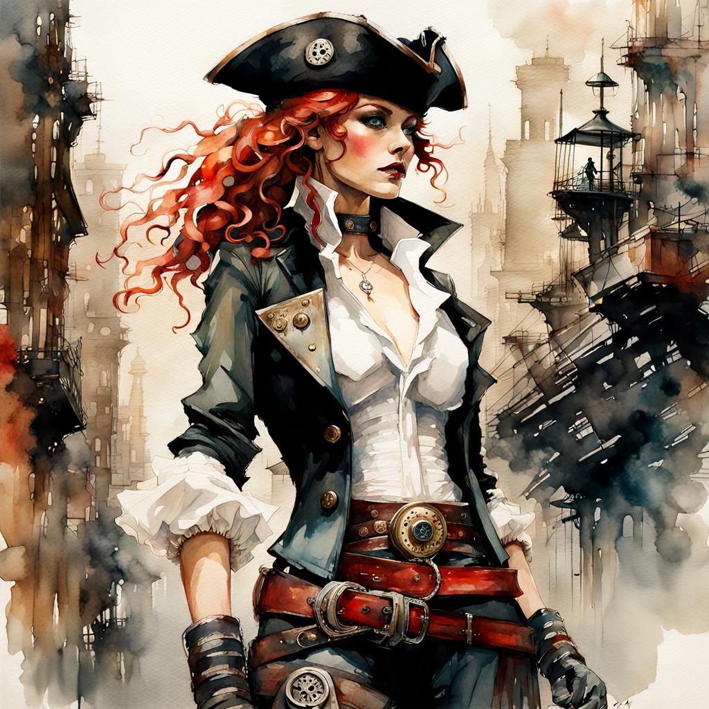 Female Pirate Ai Generated Artwork Nightcafe Creator