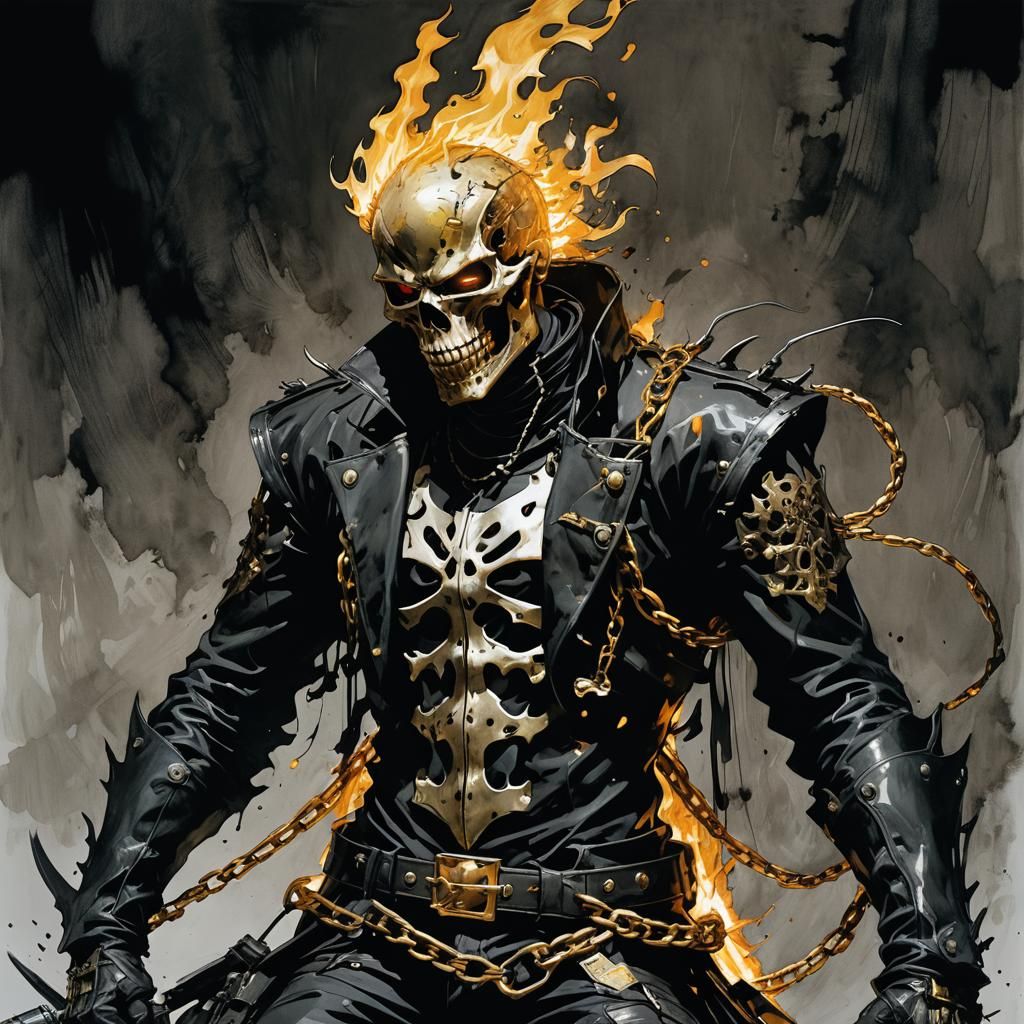 Ghost rider - AI Generated Artwork - NightCafe Creator