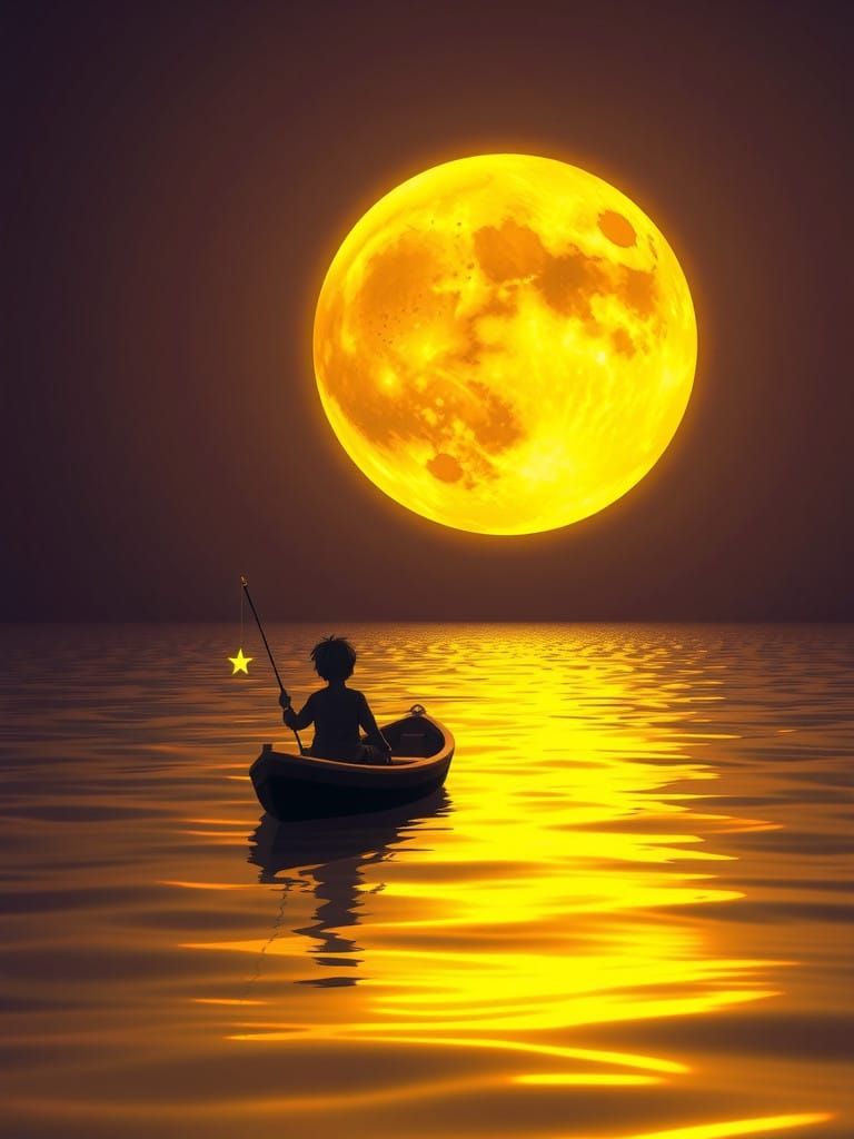 Fishing in the moonlight - Fishing in the moonlight