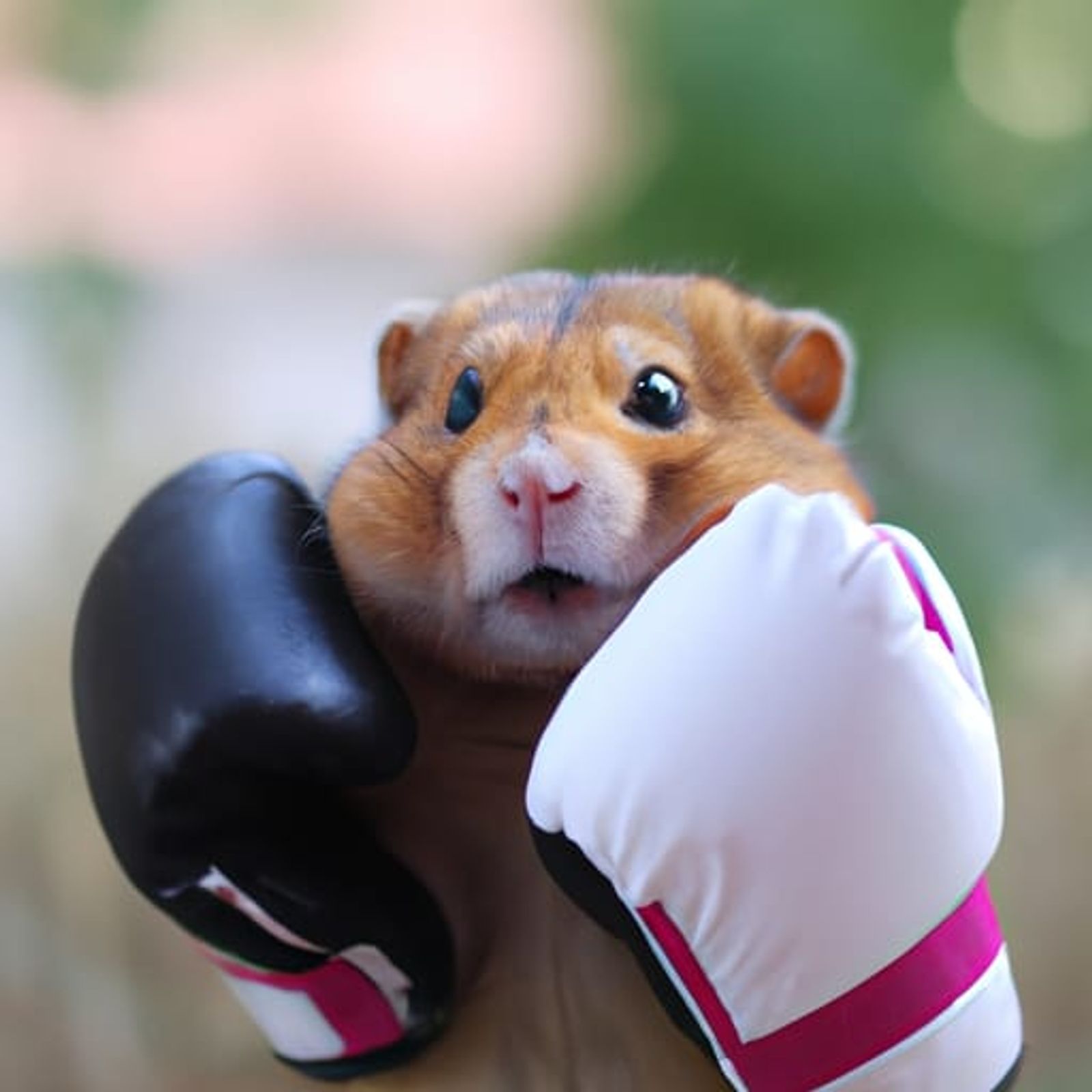 hamster wearing boxing gloves - AI Generated Artwork - NightCafe Creator