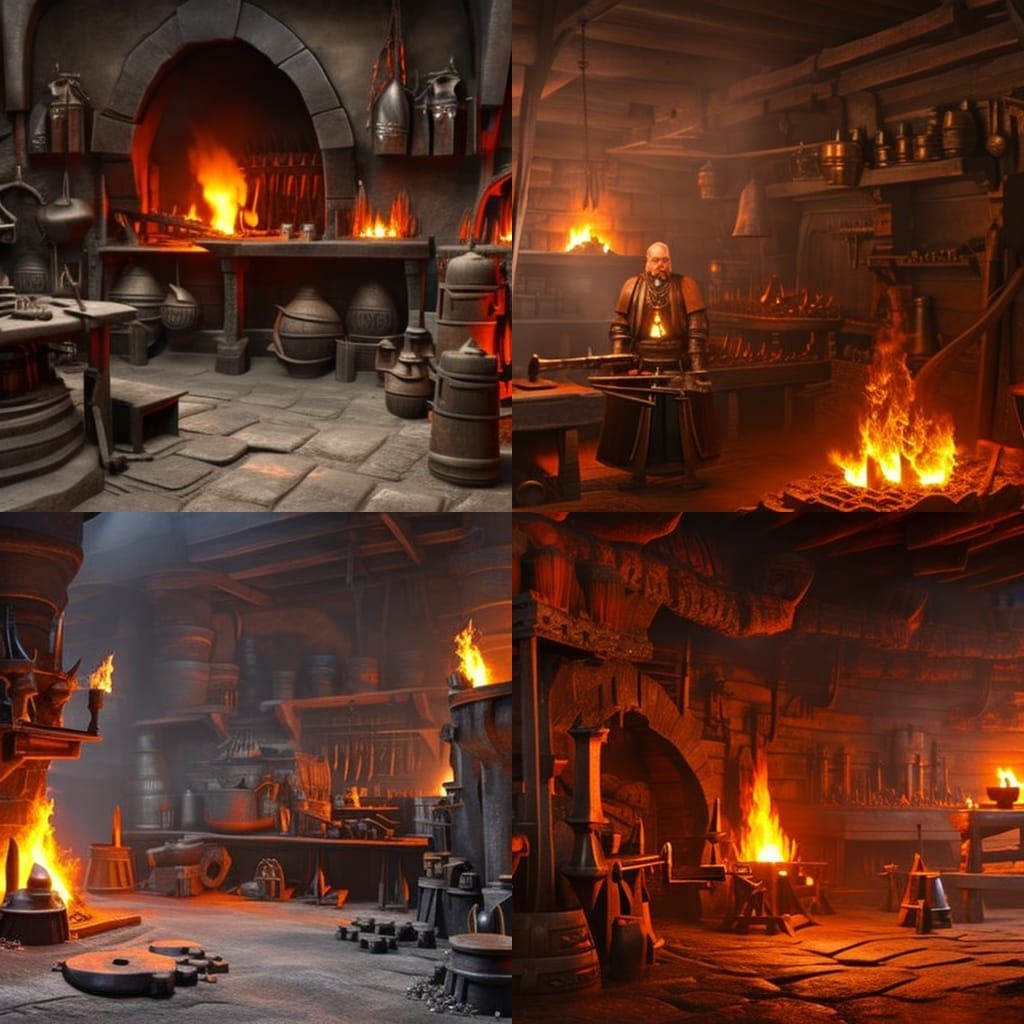 Blacksmith - AI Generated Artwork - NightCafe Creator