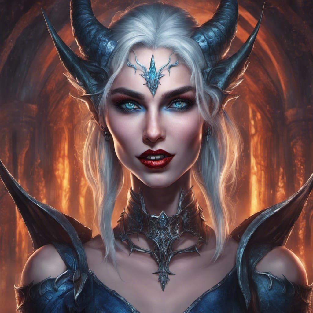 Demoness Eva - AI Generated Artwork - NightCafe Creator