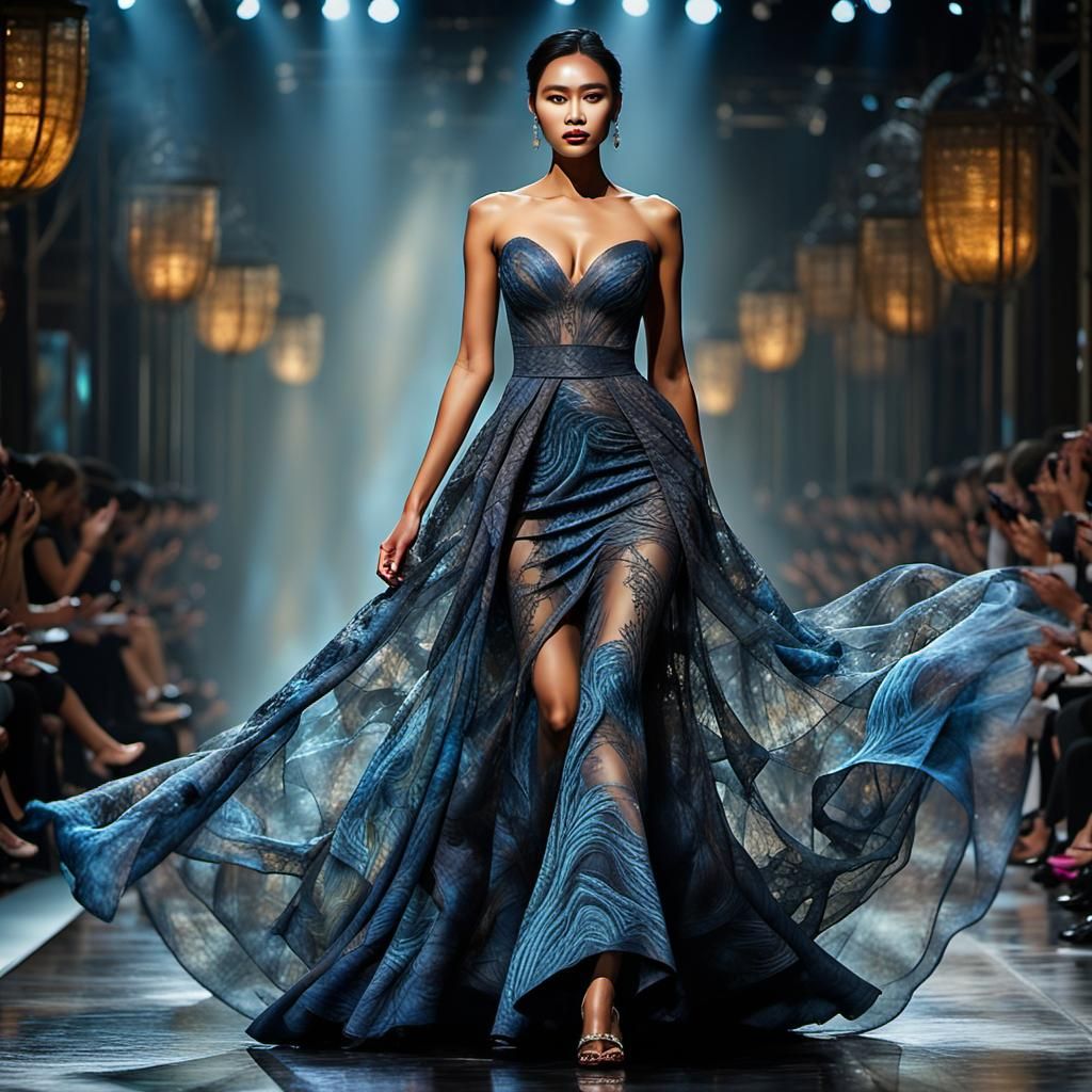 a young beautiful indonesian woman with big breast wearing a sheer ...