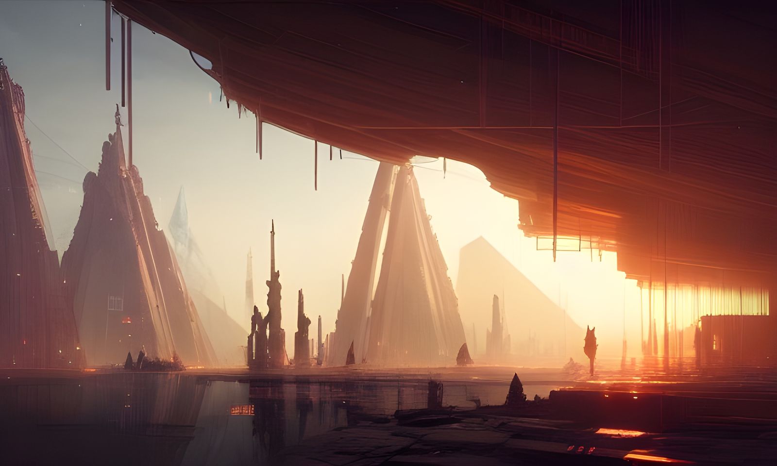 Ancient Alien Civilization - AI Generated Artwork - NightCafe Creator