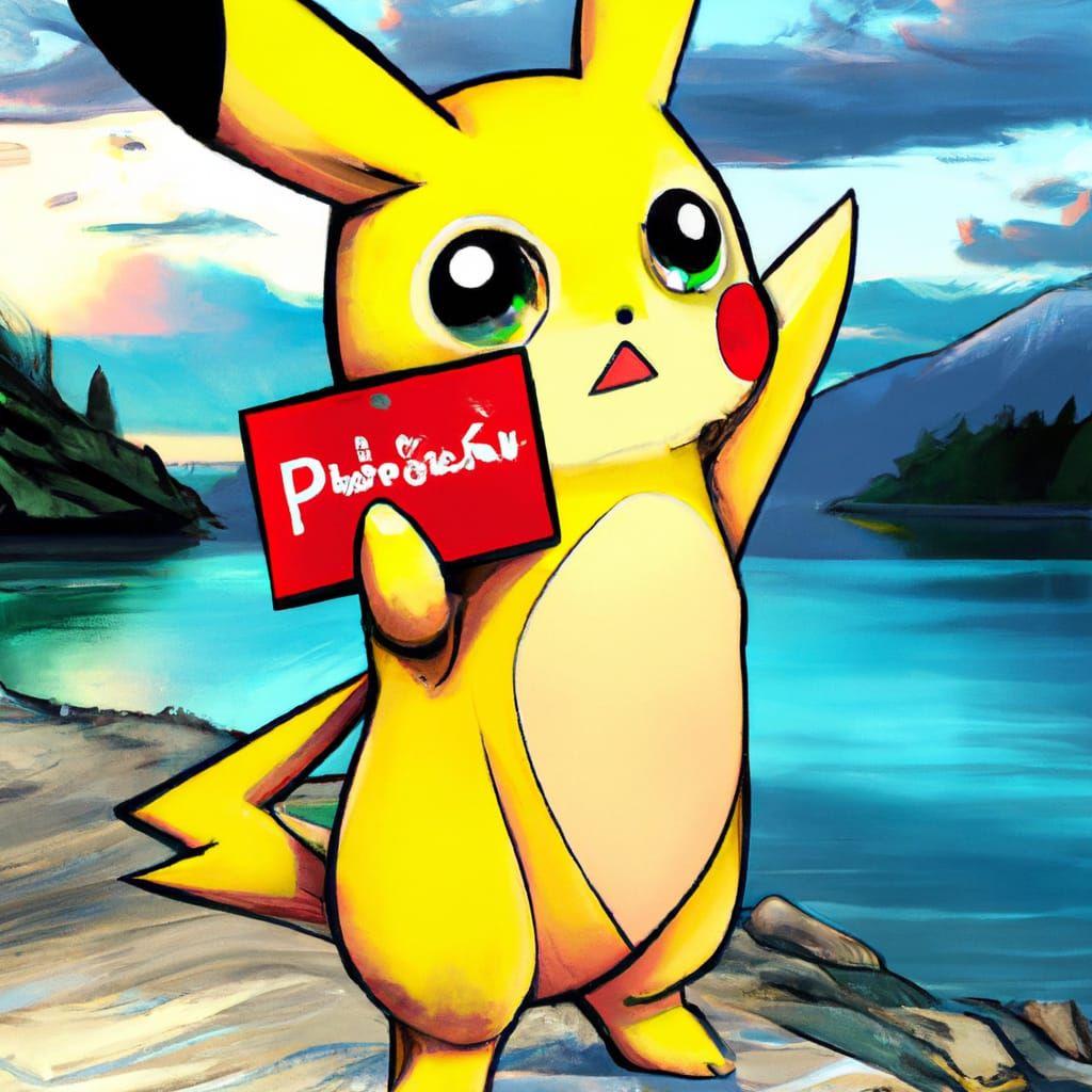 Pikachu’s Trying To Tell You Something - AI Generated Artwork ...