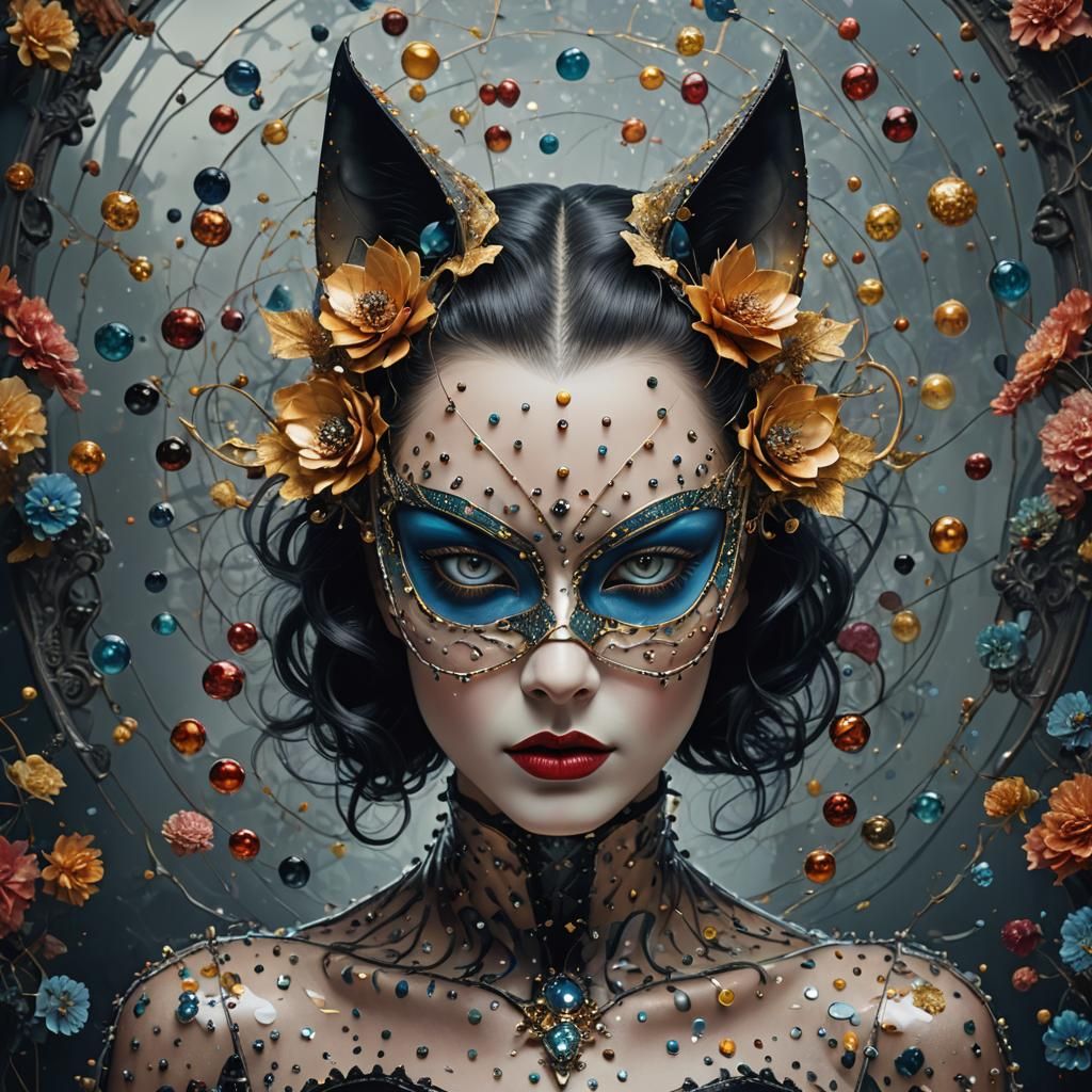 front portrait Photography, transparent dark plexiglass printed with ...