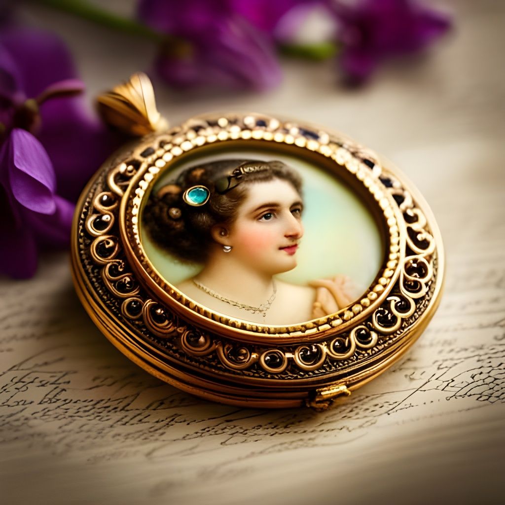Vintage Locket 1 - AI Generated Artwork - NightCafe Creator