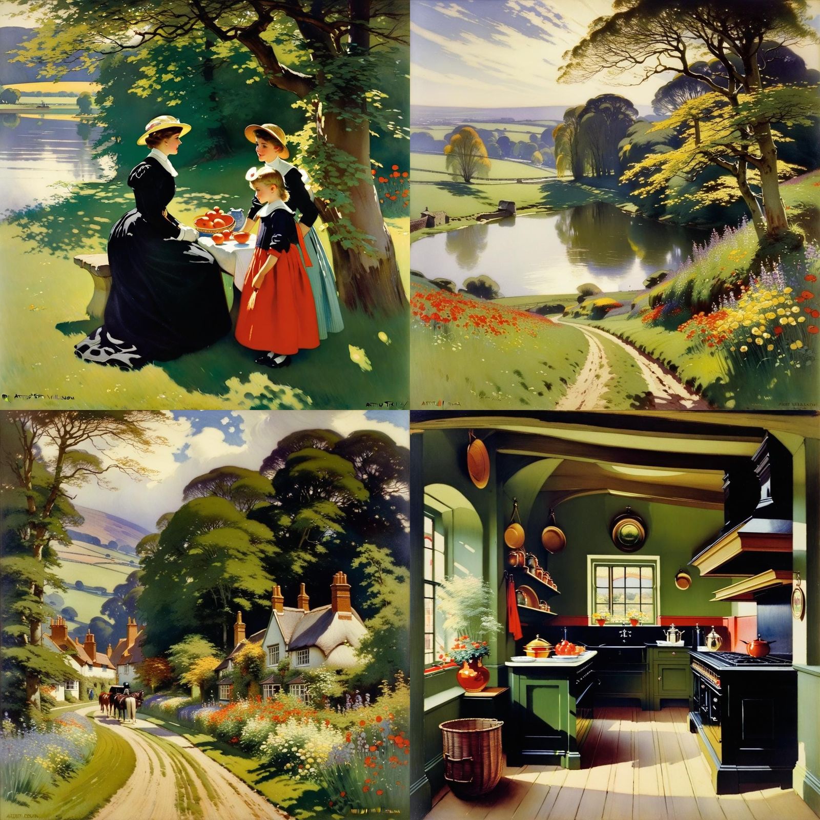 Artist Studies 1258 : by Arthur Stanley Wilkinson - AI Generated ...