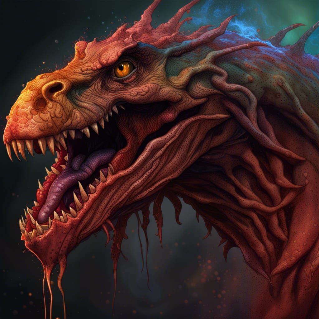 SCP-610, The Flesh That Hates - AI Generated Artwork - NightCafe Creator