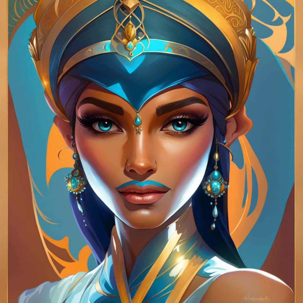 Djinn Princess Outtake - AI Generated Artwork - NightCafe Creator
