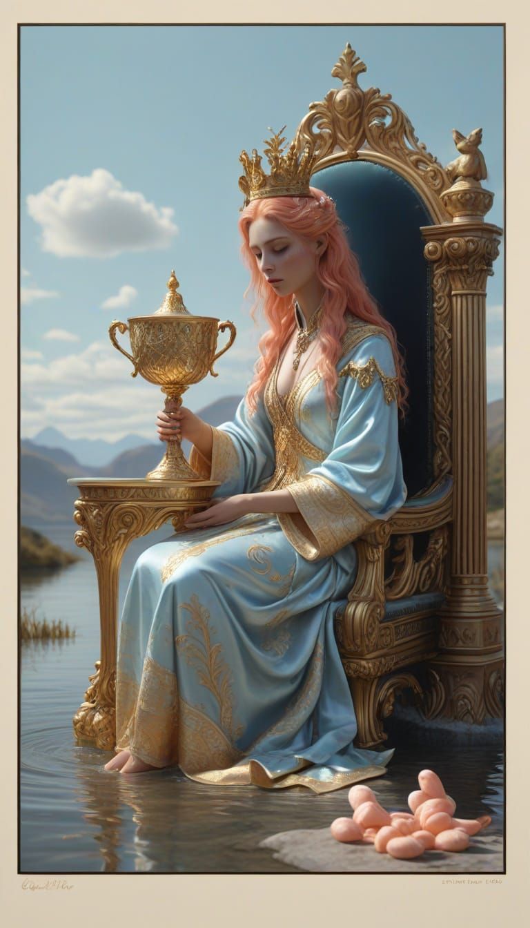 An evolution of -Queen of Cups- by The Etheral Forge @Ethereal_Forge