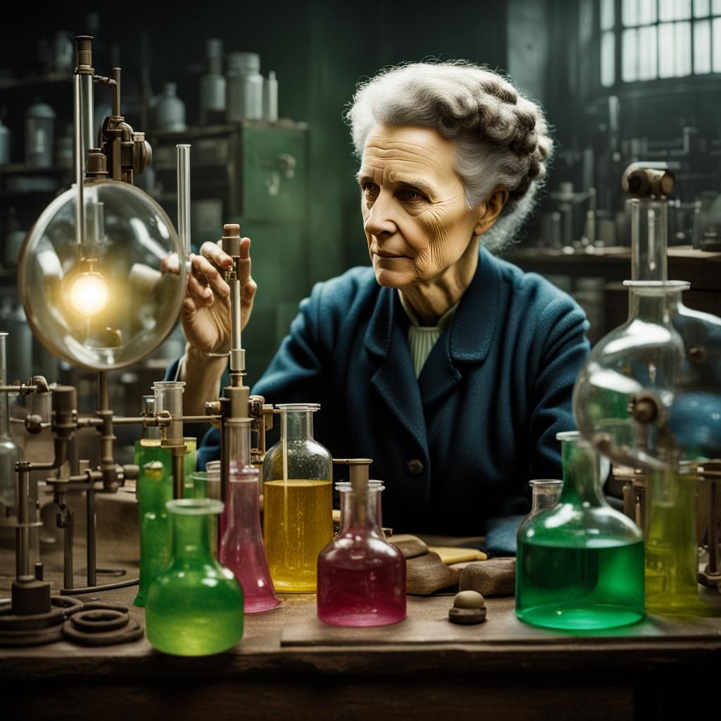 Marie Curie - AI Generated Artwork - NightCafe Creator