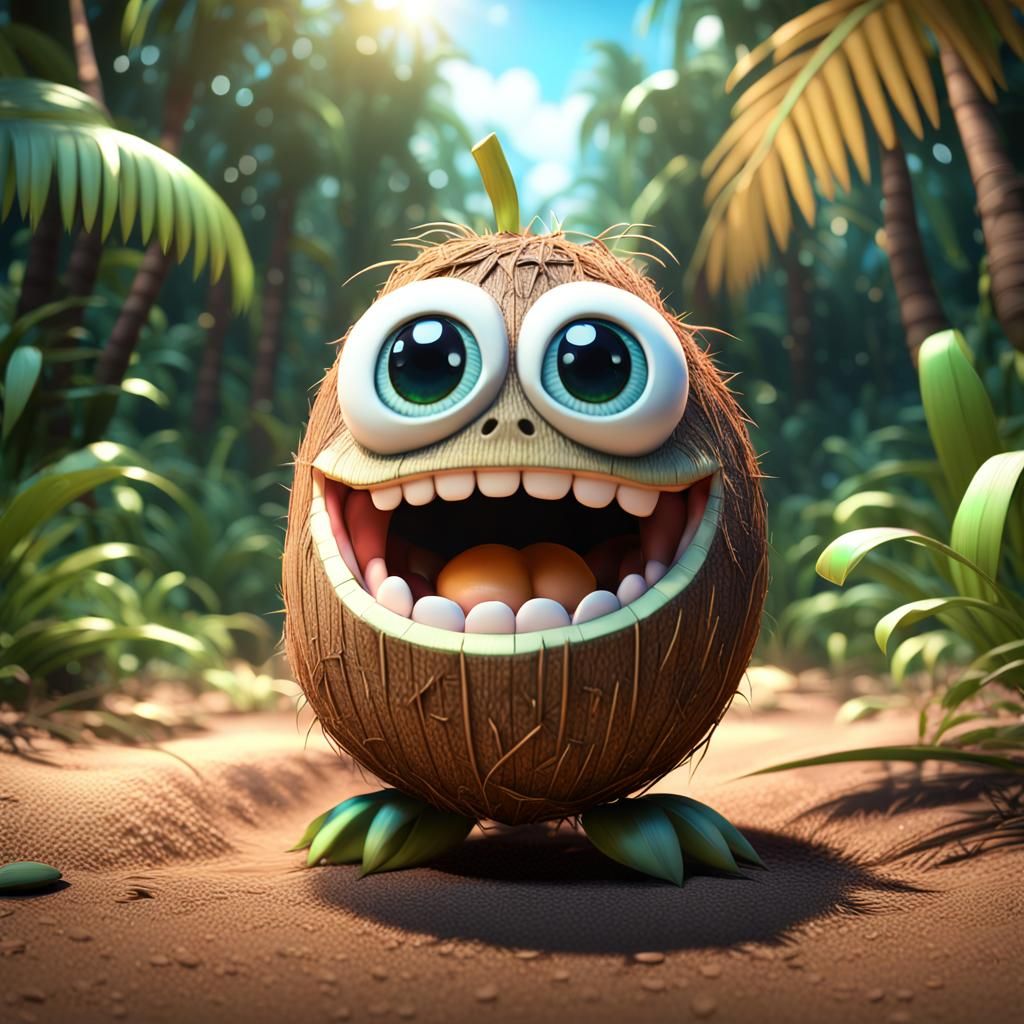 The incredible coconut - AI Generated Artwork - NightCafe Creator