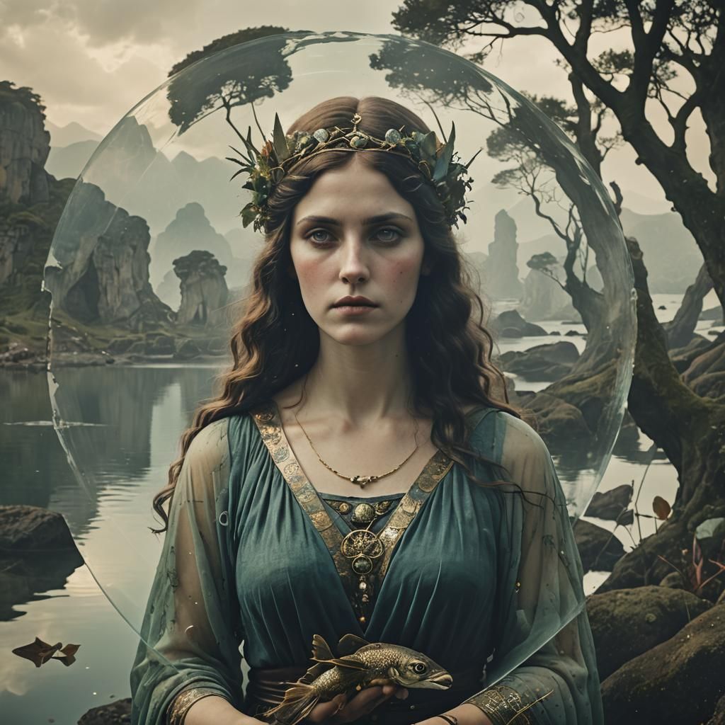 Circe, waiting to lure men to her island - AI Generated Artwork ...