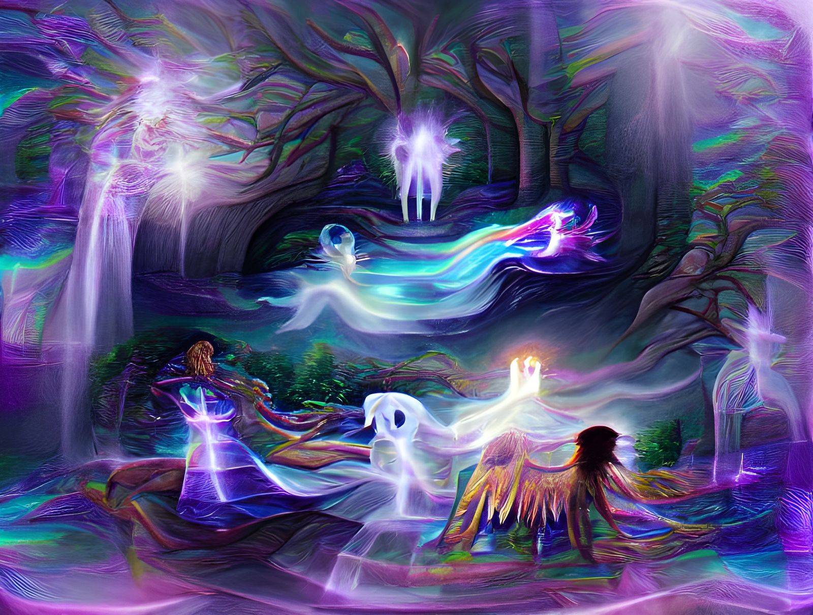 Spirit realm - AI Generated Artwork - NightCafe Creator