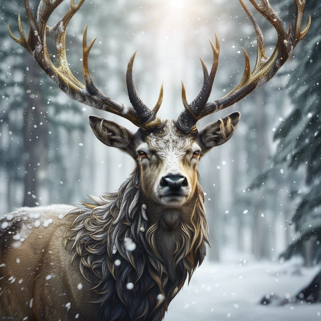 Stag - AI Generated Artwork - NightCafe Creator