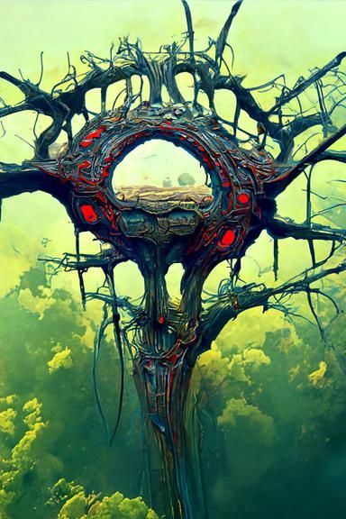 The first tree - AI Generated Artwork - NightCafe Creator