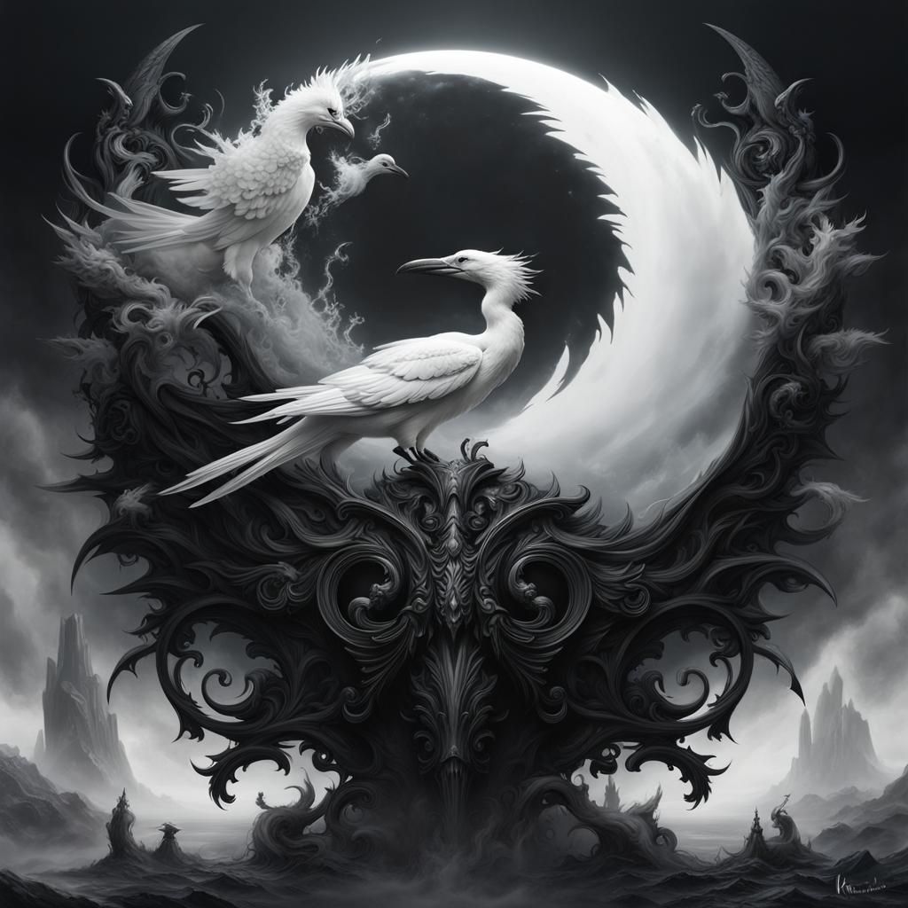 CROW ANCESTRY 10 THE FEATHERY NEST - AI Generated Artwork - NightCafe ...