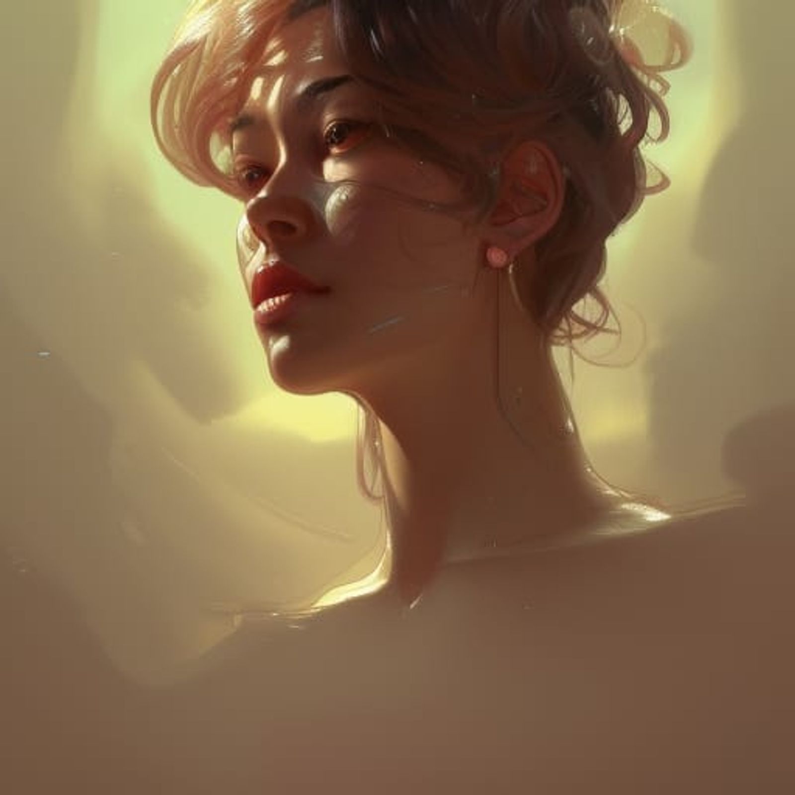 beautiful androgynous person - AI Generated Artwork - NightCafe Creator
