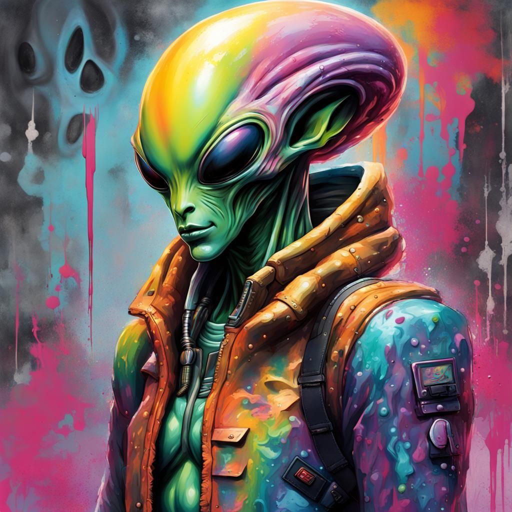 Alien 231222H - AI Generated Artwork - NightCafe Creator