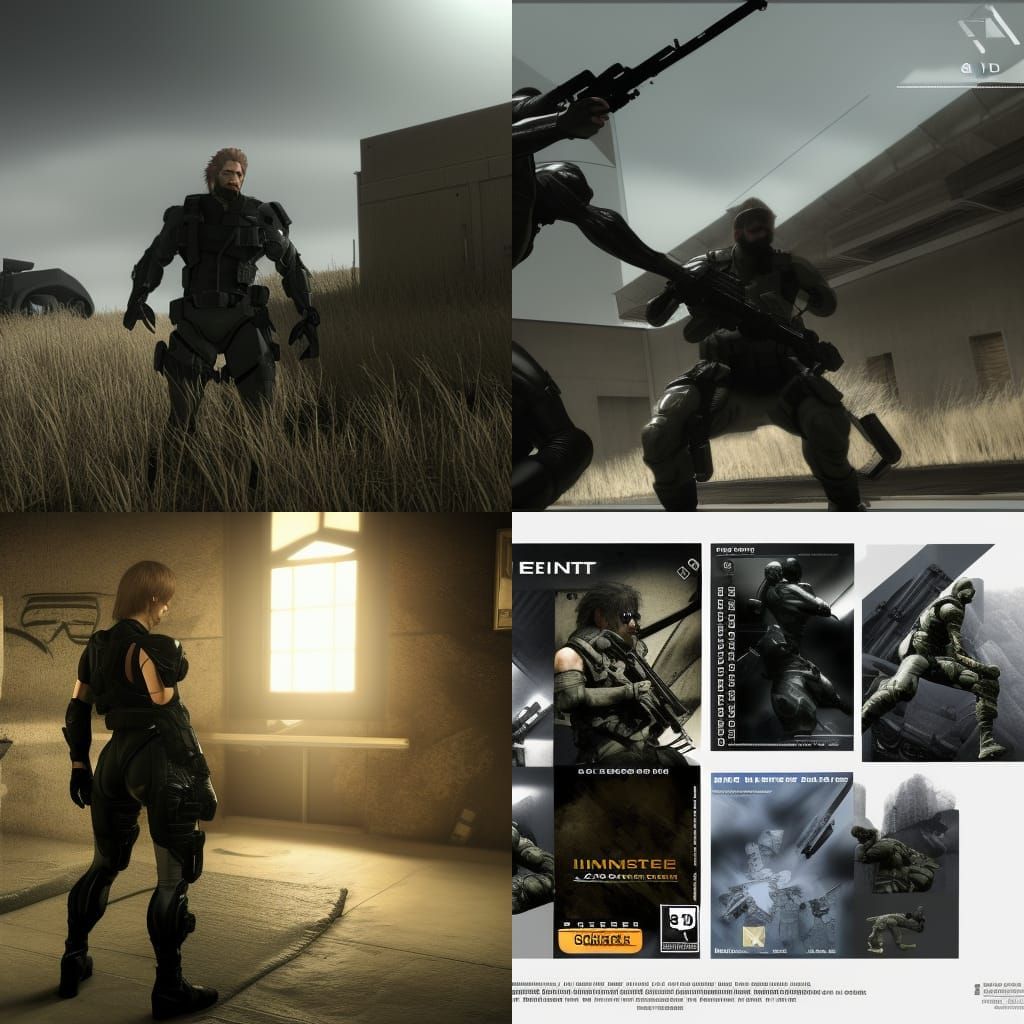 Metal gear solid - AI Generated Artwork - NightCafe Creator