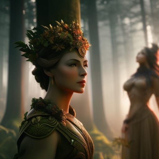 Nymph - AI Generated Artwork - NightCafe Creator