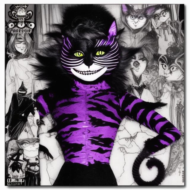 Luisa Casati Phonk REMIX Cheshire Cat - AI Generated Artwork ...