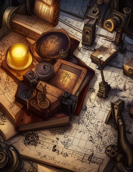 Witch’s notebook - AI Generated Artwork - NightCafe Creator