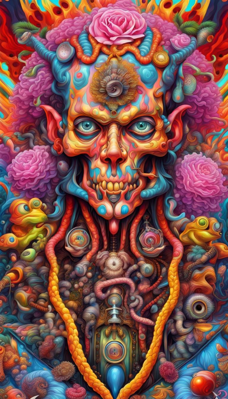 Hyper-Detailed, Hyper-Realistic, hyperpsychedelic, maximum Maximalism ...