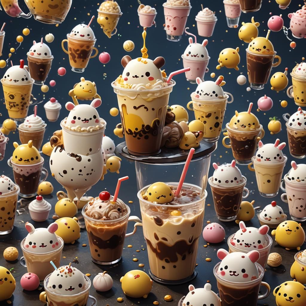 Cute bobaa - AI Generated Artwork - NightCafe Creator