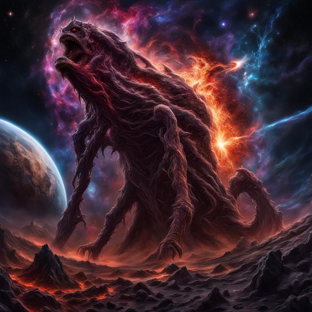 Cosmic beast - AI Generated Artwork - NightCafe Creator